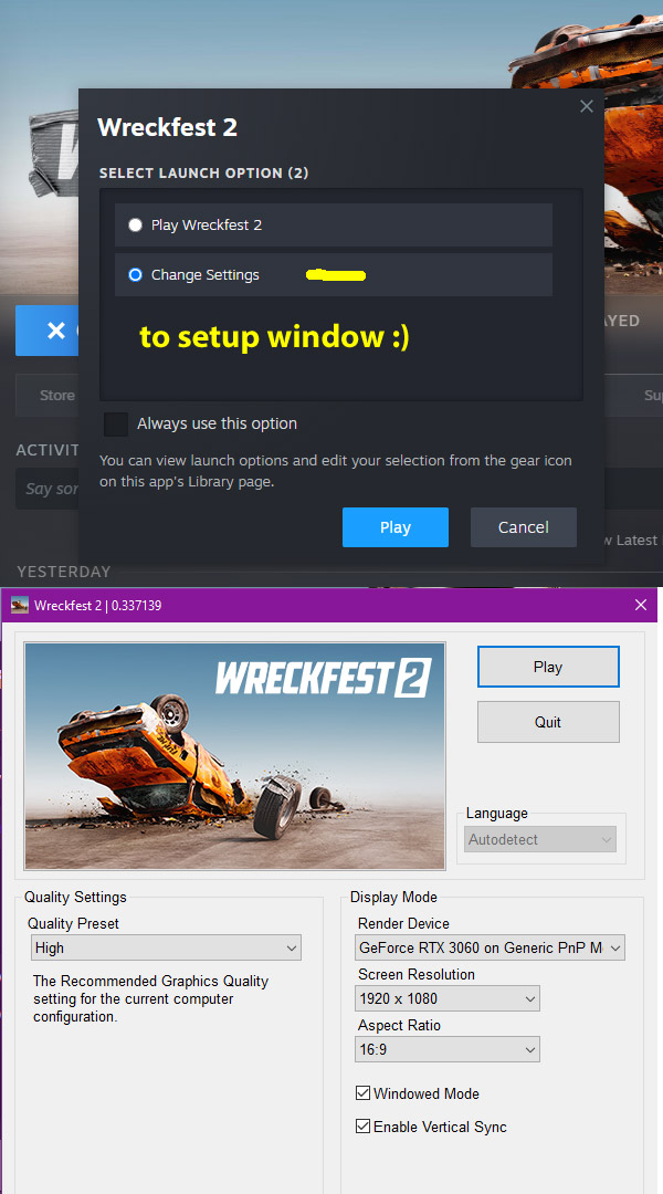 Wreckfest 2 not starting, not loading all the way? Try this: :: Wreckfest 2 General Discussions